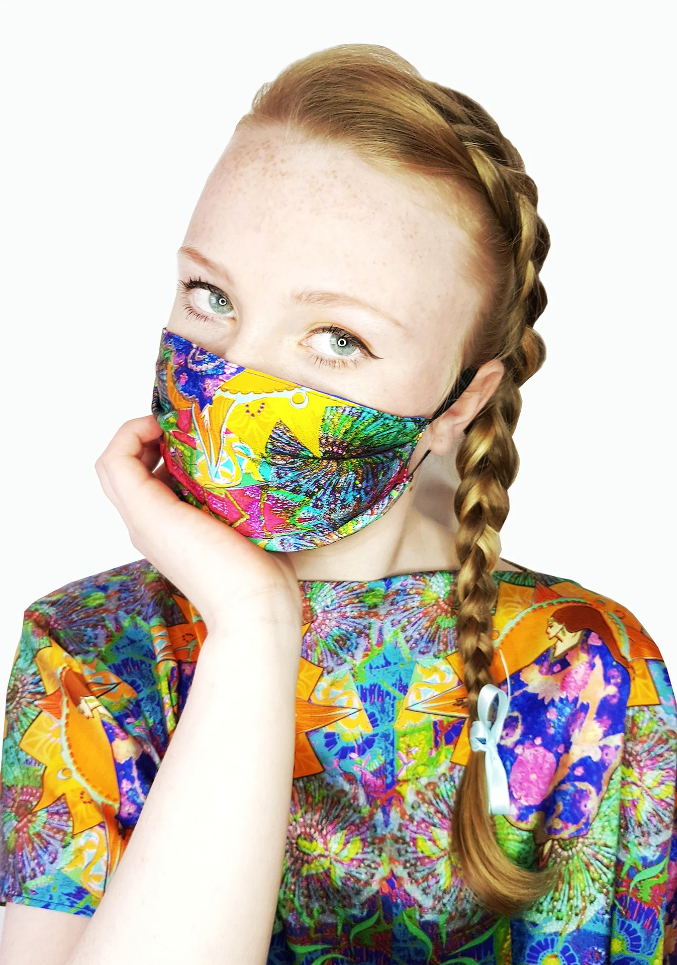 Irish designer Jennifer Rothwell has launched a silk face mask ...
